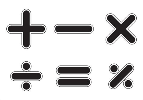 Arithmetic Symbols Beawart Math Symbols Poster Educational Classroom