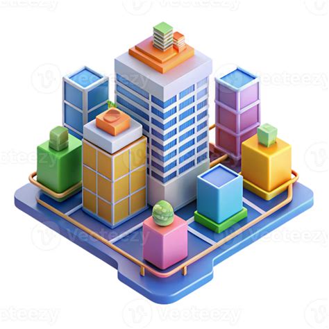 Magnificent Abstract Isometric Network Diagram Original 57763481 Png