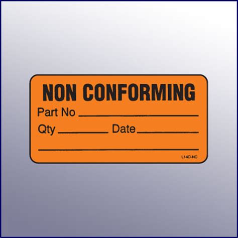 Non Conforming Large Label 4 X 6 Kenmore Label And Tag