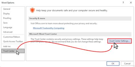 error attempting to open a office file type that is blocked