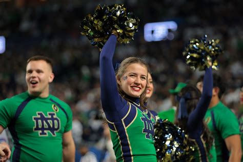 Notre Dame Fighting Irish Cheerleaders Through The Years