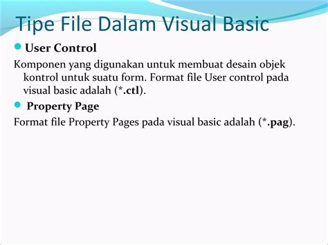 Pengenalan Pemrograman Aplikasi Visual Desktop PPT
