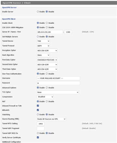 DD WRT Routers And Mullvad VPN