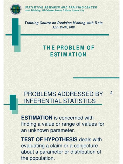 estimating population parameters understanding bias variance and