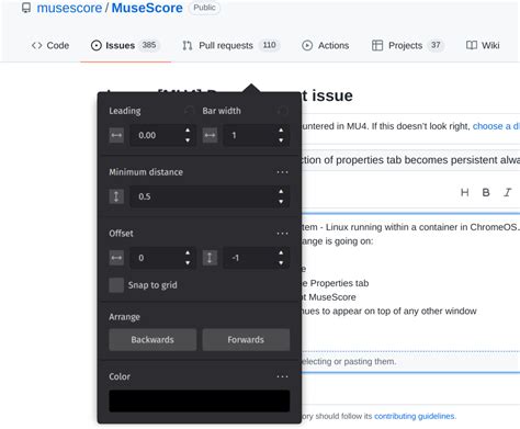 Mu4 Issue Appearance Section Of Properties Tab Becomes Persistent