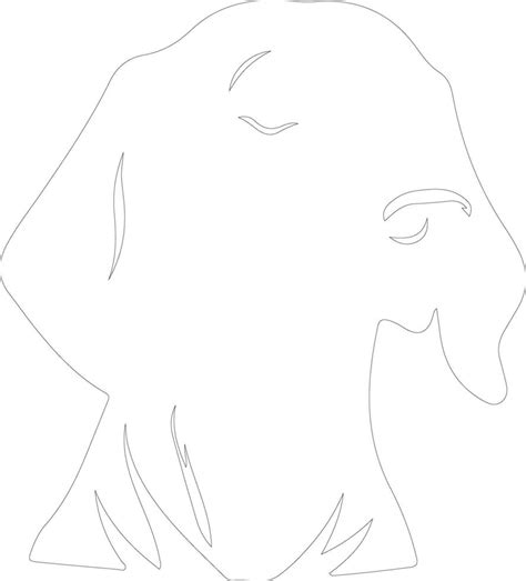 Coonhound Outline Silhouette 39057769 Vector Art At Vecteezy