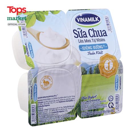 Sữa Chua Vinamilk Không Đường G Lazada vn