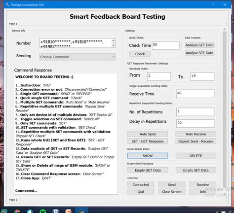 gallery testing automation gui