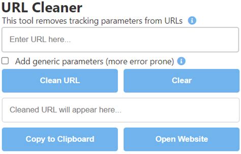 Url Cleaner Remove Tracking Parameters Easily