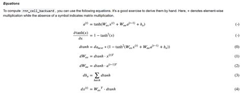 derivative of tanh sequence models deeplearning ai
