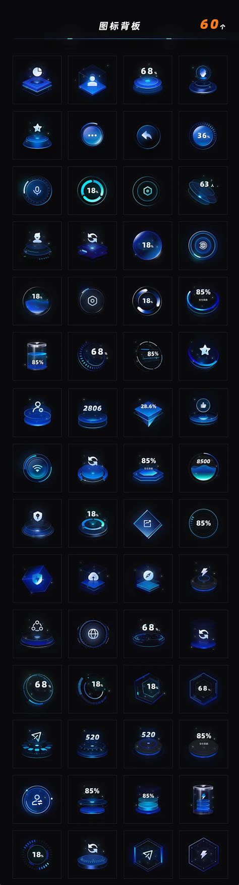 佐忍可视化组件库（psd版本） 花瓣网
