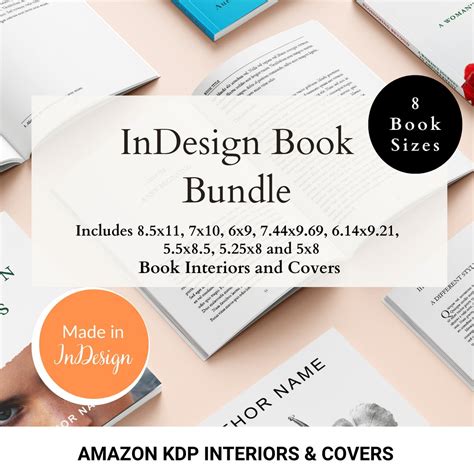 Indesign Book Templates Kdp Bundle Book Layout Interior Pages Design