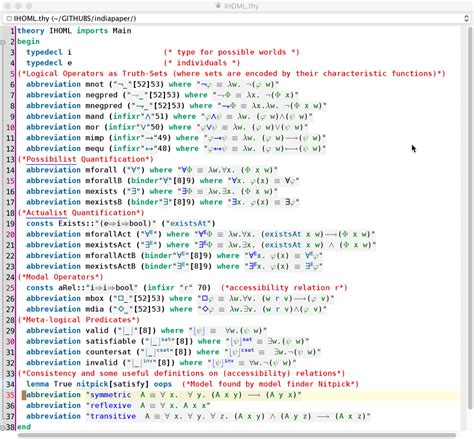 Definitions Of The Modal Logic Connectives In Isabellehol Download