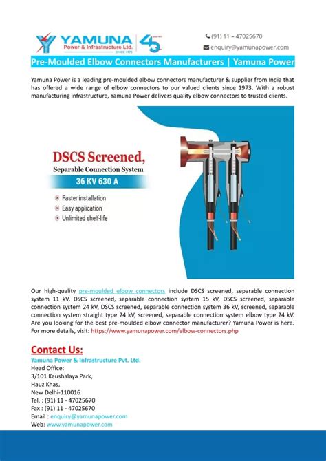 Ppt Elbow Connectors Manufacturers Powerpoint Presentation Free