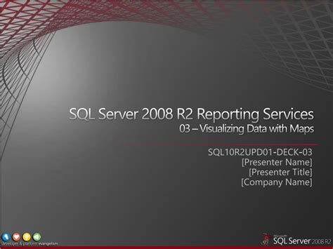 Ppt Sql Server 2008 R2 Reporting Services 03 Visualizing Data With