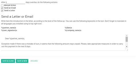 How To Automate Customer Follow Ups With Plans — Odoo 110 Documentation