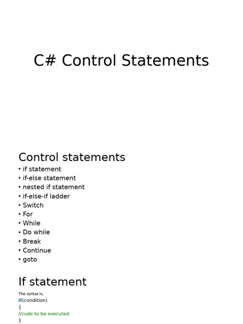 C Control Statements Pdf Programming Paradigms Computer Science