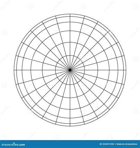 Earth Planet Globe Grid Of Meridians And Parallels Vector Illustration