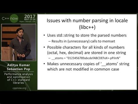 c now talk performance analysis and optimization of c standard