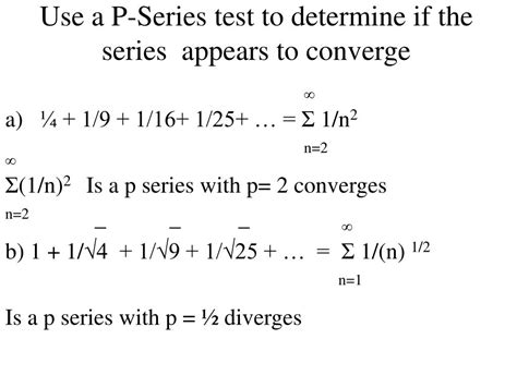 PPT Integral Test And P Series PowerPoint Presentation Free Download ID