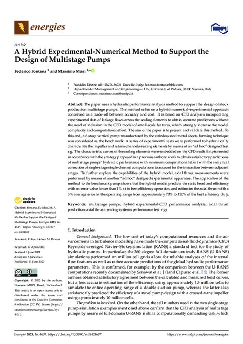 Pdf A Hybrid Experimental Numerical Method To Support The Design Of
