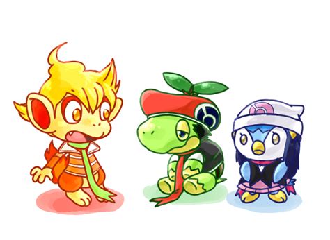 Piplup Turtwig Chimchar Platinum Berlitz Diamond And 1 More