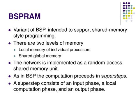PPT Bulk Synchronous Processing BSP Model PowerPoint Presentation Free Download ID 4741541