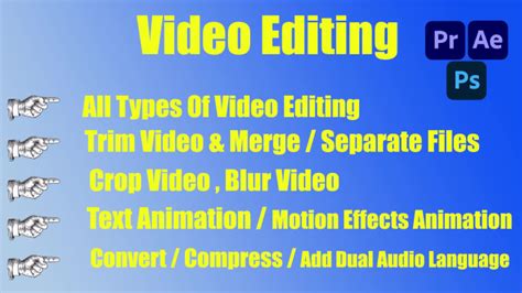 Do professional video editing within 24 hours by Aniruddh4 | Fiverr