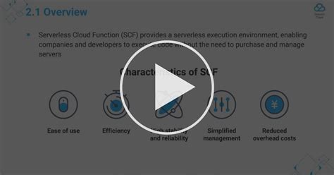 Overview Of Serverless Cloud Function Scf Serverless Architecture