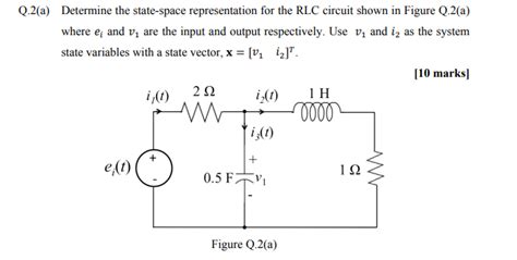 Solved Q A Determine The State Space Representation For Chegg