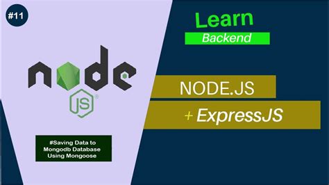 Nodejs With Express Learn Backend 11 Saving Data To Mongodb