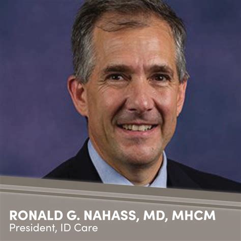 You Might Know Dr Nahass As A Pioneer In Treatments For Hiv And