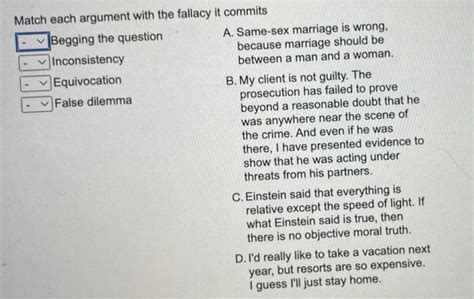 solved what fallacy does the following argument commit if