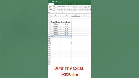 sum numbers with units excel trick to sum numbers with units