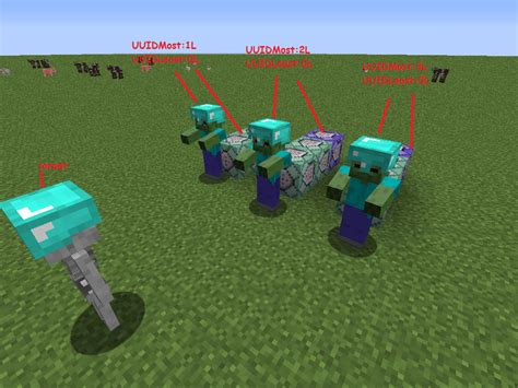 getting mobs to attack each other commands command blocks and