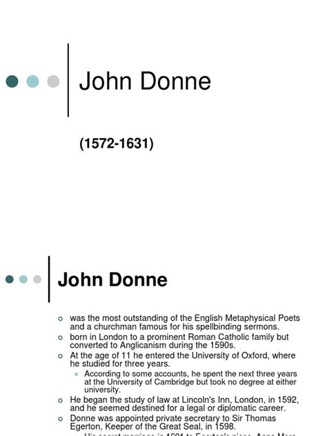 John Donne Updated Version Pdf Poetry