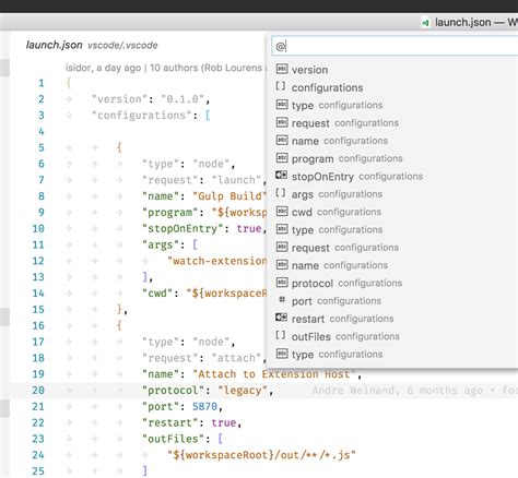 Reveal Debug Configuration When Pressing Edit · Issue 31544 · Microsoftvscode · Github