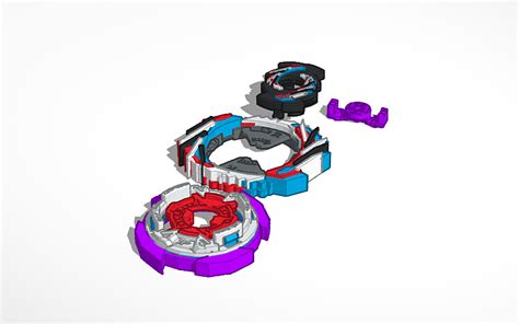 3d Design Beyblade Burst Sparking Duel Revizer Layer Chassis R Tinkercad
