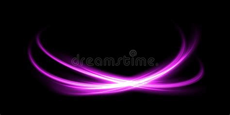 Abstract Light Lines Of Movement And Speed With Purple Color Sparkles Light Everyday Glowing