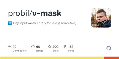 GitHub Probil V Mask Tiny Input Mask Library For Vue Js Directive