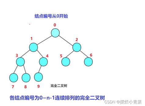 数据结构 完全二叉树开胃菜小练习 CSDN博客