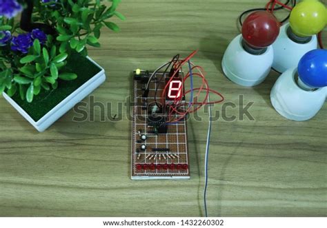 Seven Segment Display Led Display Interfacing Stock Photo 1432260302 Shutterstock
