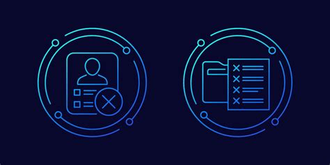Delete Profile Erase User Account And Data Icon Linear Design