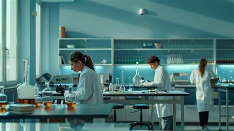 Premium Photo Two Women Conducting Research In Laboratory Setting