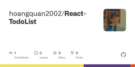 GitHub Hoangquan React TodoList