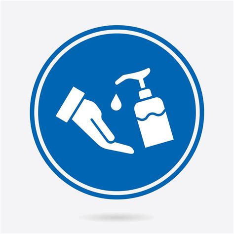 Hygiène Des Mains Icône Vectorielle Illustration Isolé Pictogramme