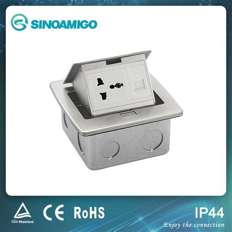 Stainless Steel Floor Socket Boxes Pop Up Power Socket China Floor Box And Floor Boxes