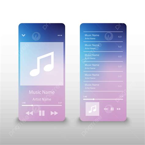 Music Player Interface Applicationvector Illustration Vector Multimedia Music Player Interface Applicationvector Illustration Vector Multimedia
