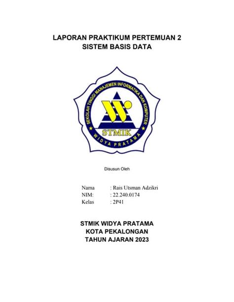 Praktikum Pertemuan 2 Tipe Data Numerik Pdf