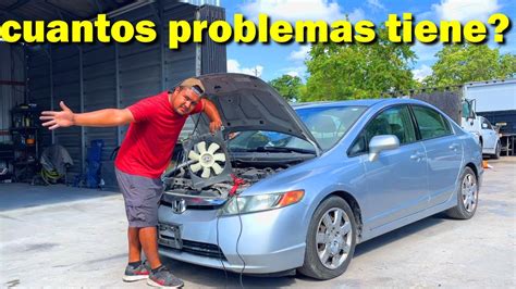 REPARANDO LOS PROBLEMAS MECANICOS DE UN HONDA CIVIC 2007 DE COPART - YouTube